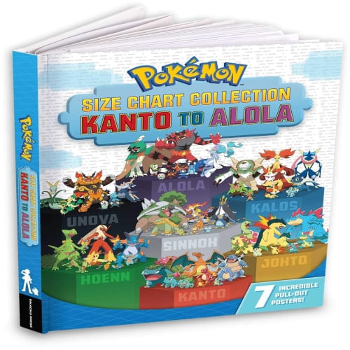 POKEMON SIZE CHART COLLECTION: KANTO TO ALOLA